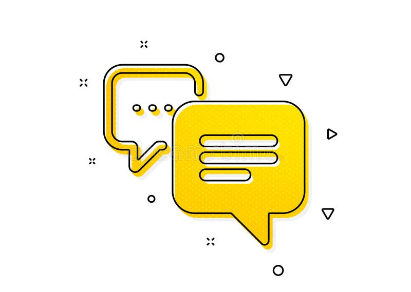Dots Message Icon. Chat Comment Sign. Speech Bubble. Vector Stock ...