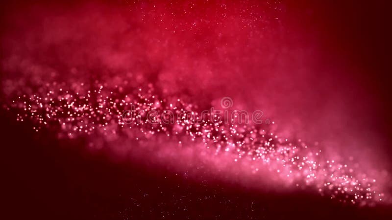Dots Particle Background with Glittering Light Effect Stock Video ...