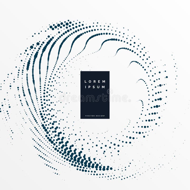 Dots Particles Effect Vector Design Stock Vector - Illustration of ...