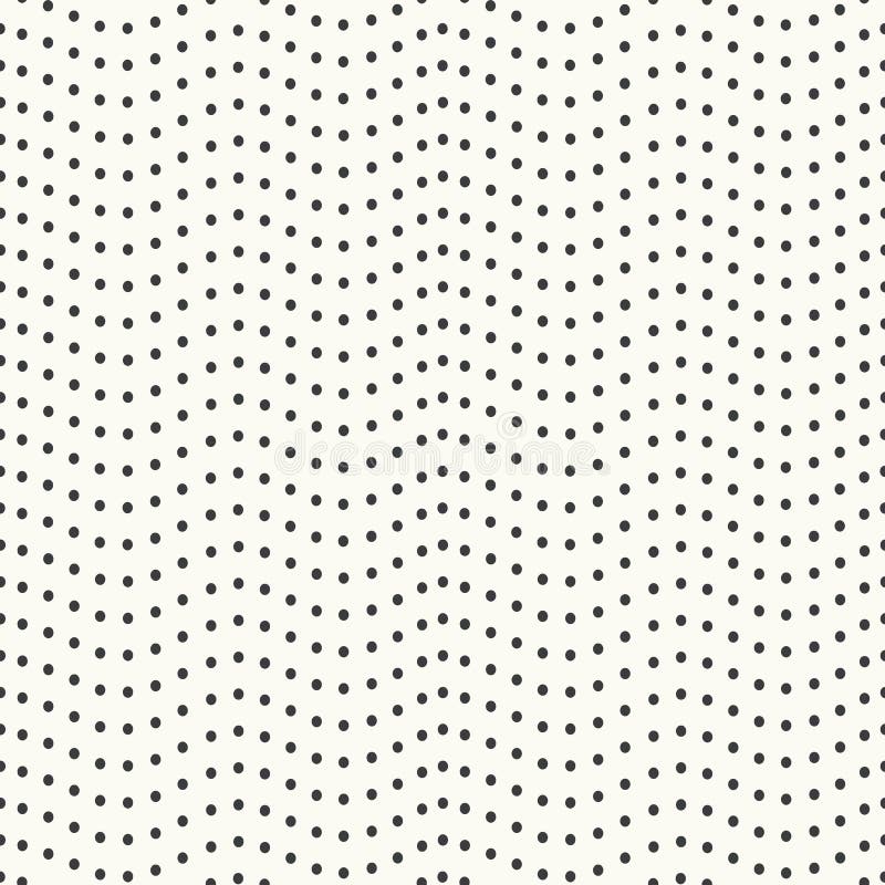Dots Pattern Background. Vector Seamless Repeat of Wavy Dots. Stock ...
