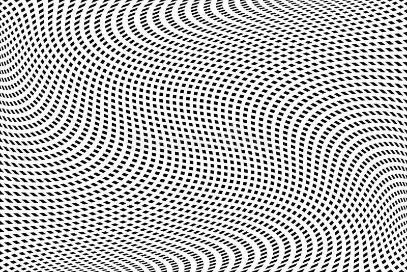 Dots Pattern and Textured Background with 3D Illusion and Twisting ...