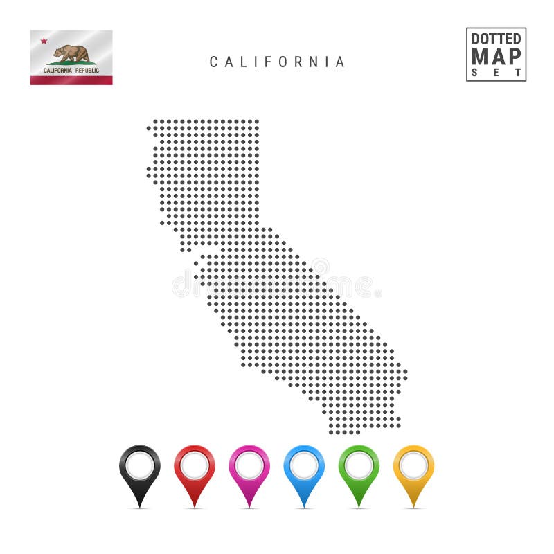Pixel Map California Stock Illustrations – 80 Pixel Map California ...