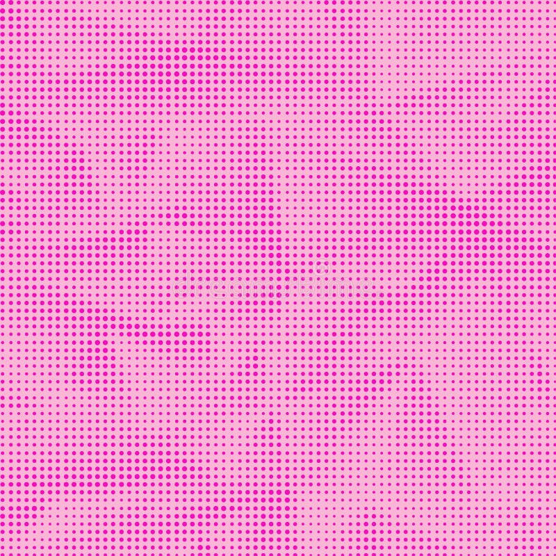 Dots on Pink Background. Halftone Texture Stock Vector - Illustration ...