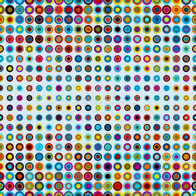 Dots Seamless Pattern Geometric Stock Vector - Illustration of element ...
