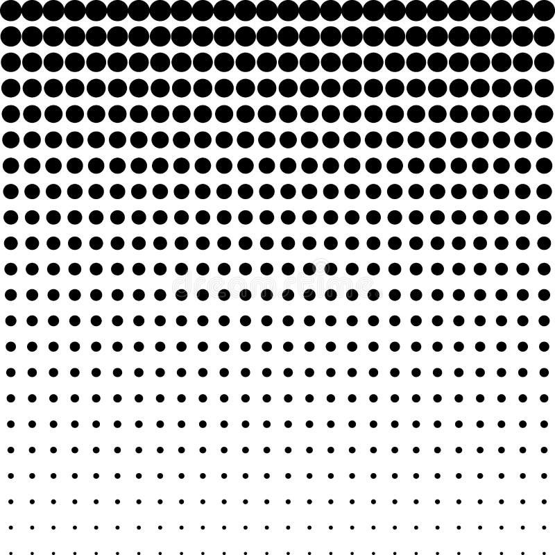 Black and White Seamless Dot Pattern Vector Stock Vector - Illustration ...