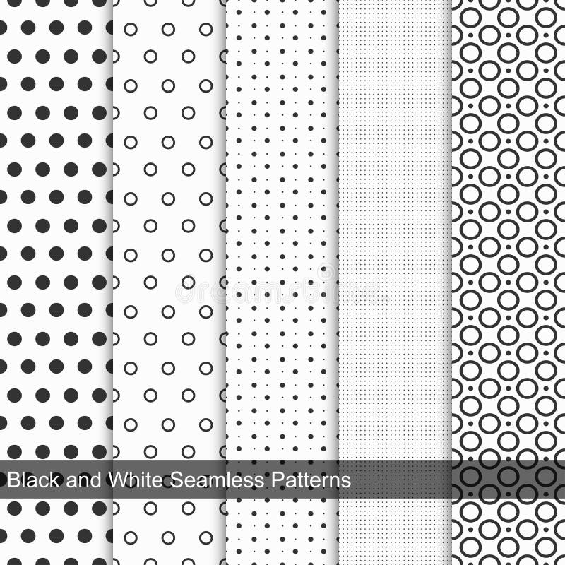 Dots Simple Patterns, Seamless. Stock Vector - Illustration of repeat ...