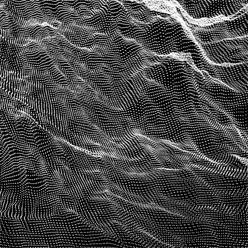 Dots Texture. Abstract Futuristic Grid. Vector Illustration Stock ...