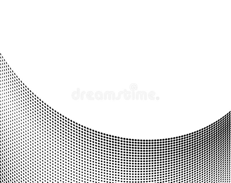 Dots Wave Gradient. Pop Art Banner with Half Tone Effect. Halftone Fade ...