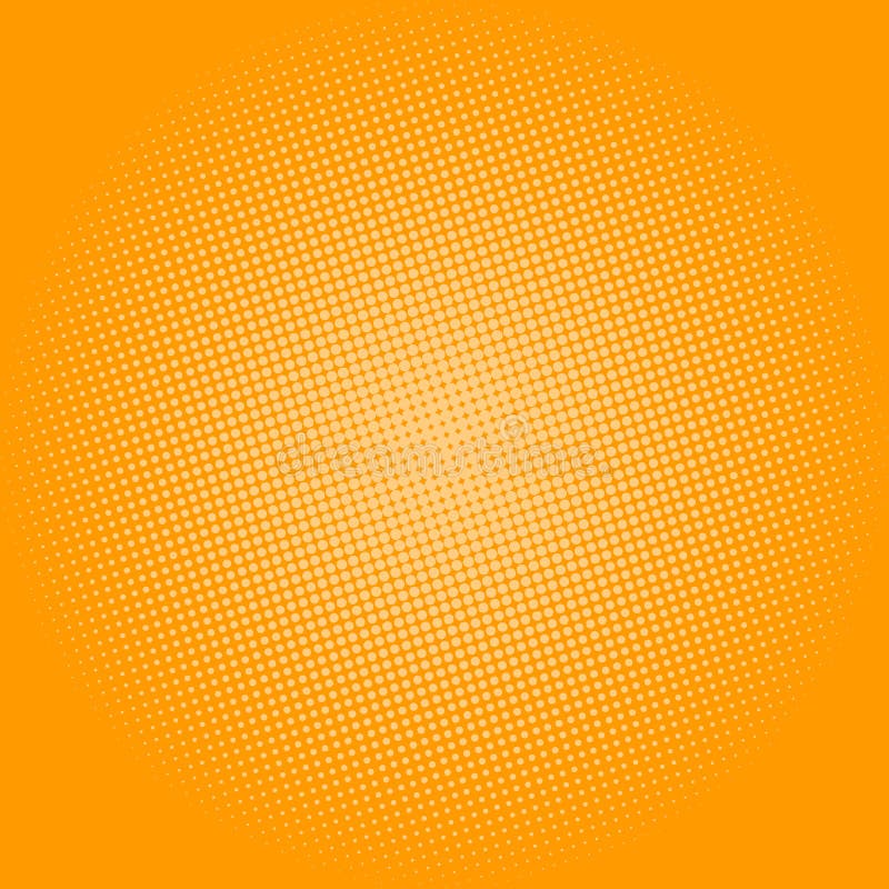 Dots on Yellow Background, Pop Art Background Stock Vector ...