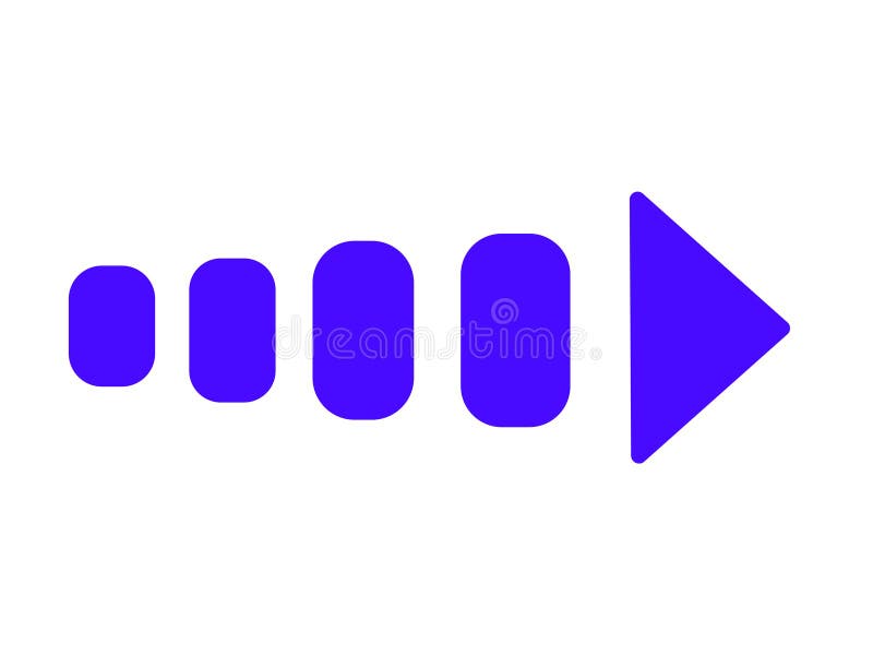 Dotted arrow stock illustration. Illustration of line - 373626032