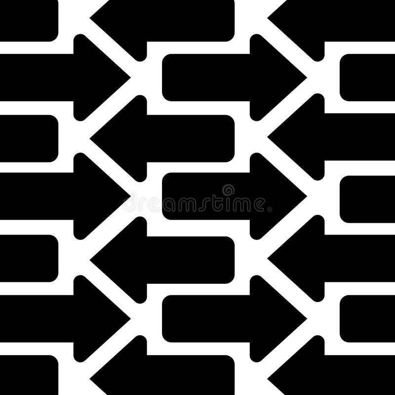 Dotted Arrow Pattern for Your Design. Seamless Vector Stock Vector ...