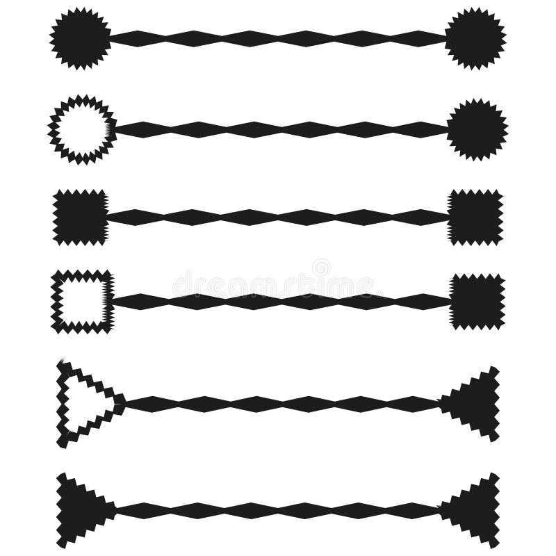 Dotted Arrows Icon. Step Pointer Signs. Process Direction Links. Vector ...