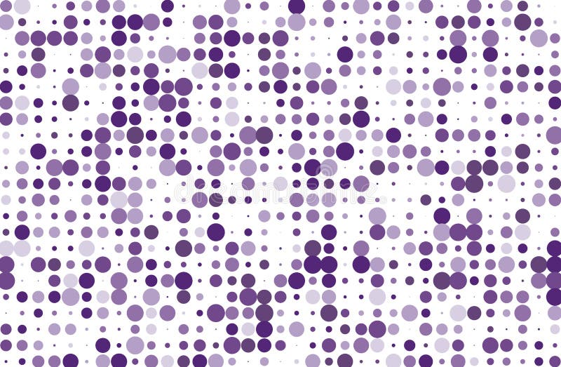 Dotted Background with Circles, Dots, Point Different Size, Scale ...