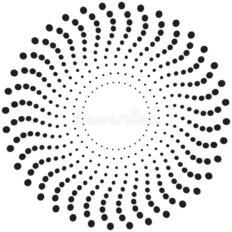 Dotted circle texture stock vector. Illustration of graphic - 79819992