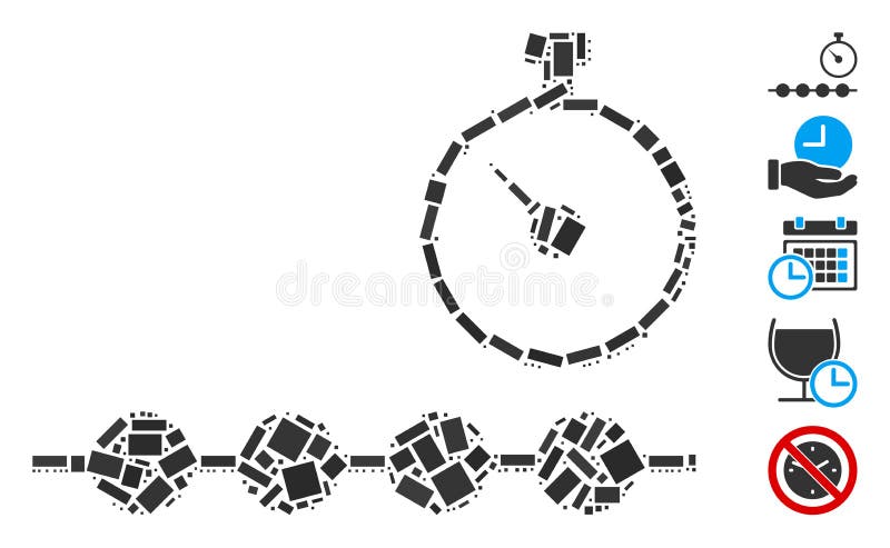 Dotted Collage Marked Time Line Stock Illustrations – 7 Dotted Collage ...