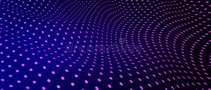 Dotted Cyber Texture. Minimal 3D Illustration with Dots Arranged To ...
