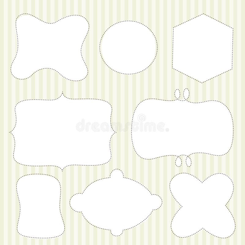 Dotted Doodle Frames stock vector. Illustration of hand - 33070154