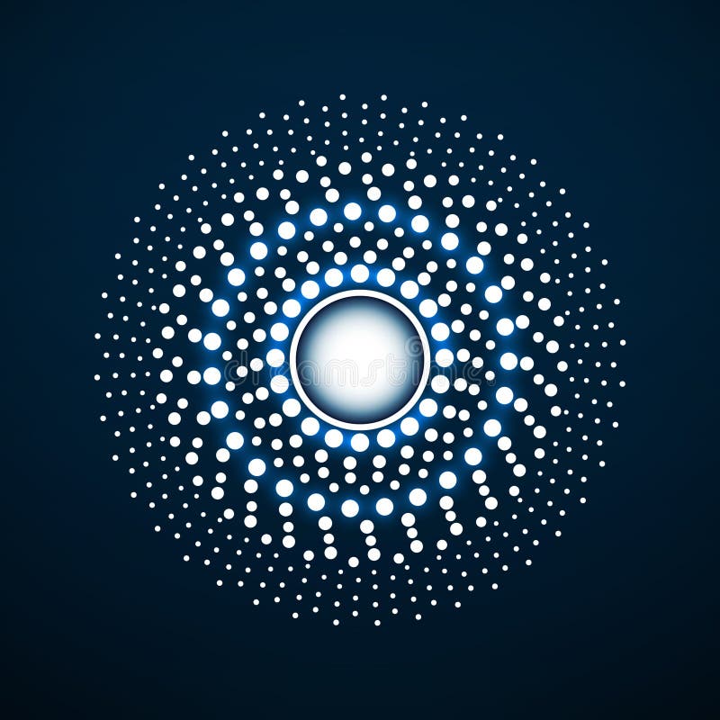 Dotted eyes, isolated logo stock vector. Illustration of dotted - 274839338