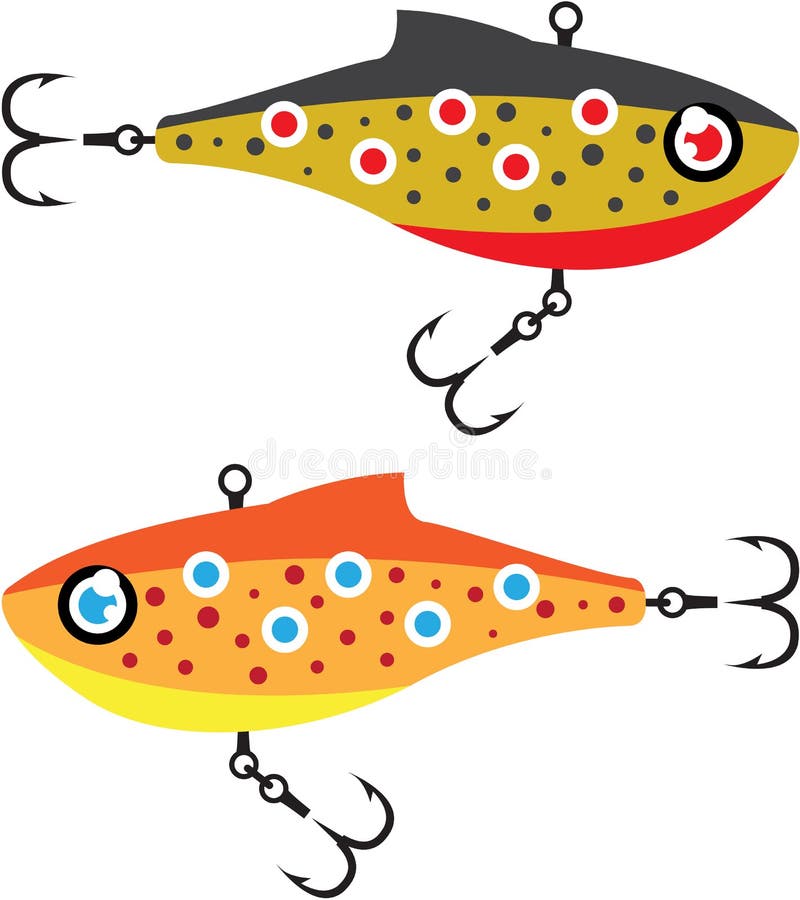 Dotted fishing lure stock vector. Illustration of gear - 71033594