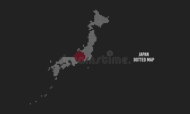 Dotted Flag Map of the United States of America Stock Vector ...