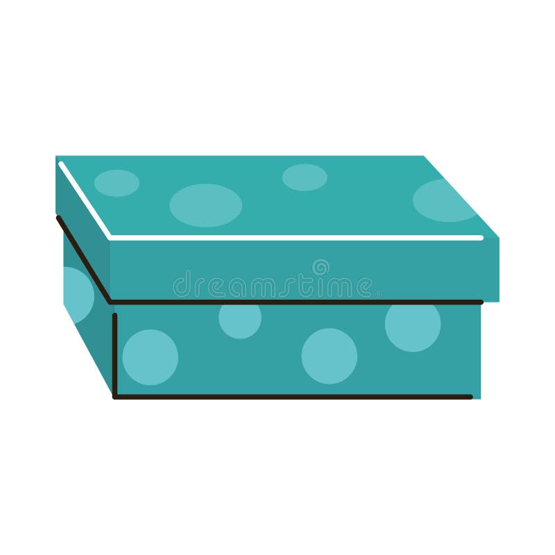 Dotted gift box stock vector. Illustration of creative - 234995256