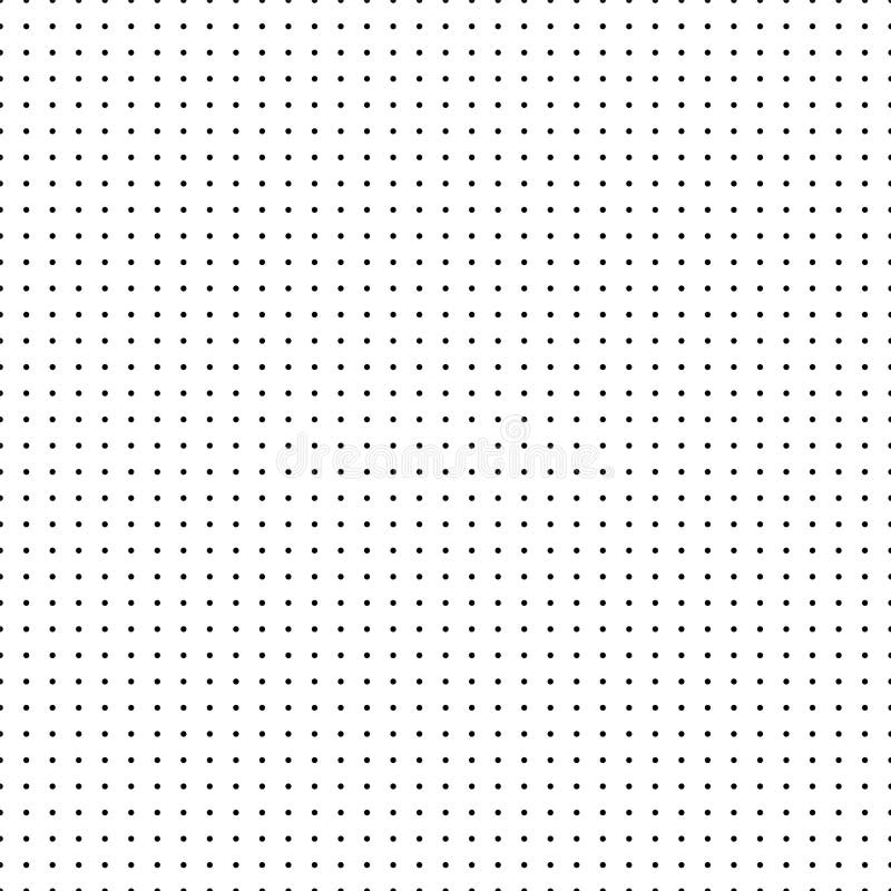 Dotted Graph Paper with Grid. Polka Dot Pattern, Geometric Seamless ...