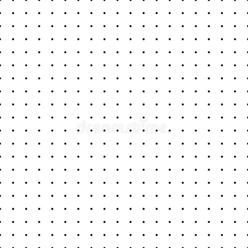 Dotted Graph Paper with Grid. Polka Dot Pattern, Geometric Seamless ...