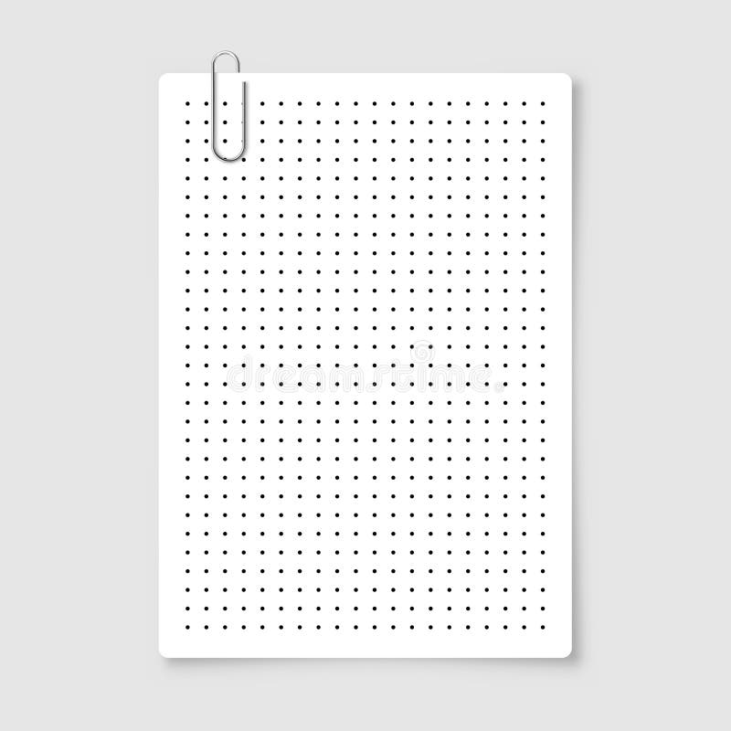 Dotted Graph Paper with Grid. Polka Dot Pattern, Geometric Texture for ...