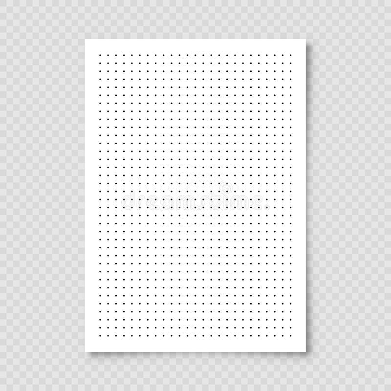 Dotted Graph Paper with Grid. Polka Dot Pattern, Geometric Seamless ...