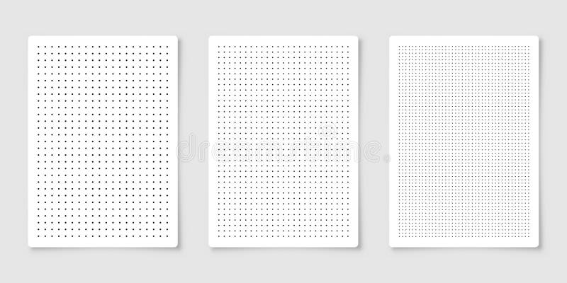 Dotted Graph Paper with Grid. Polka Dot Pattern, Geometric Texture for ...