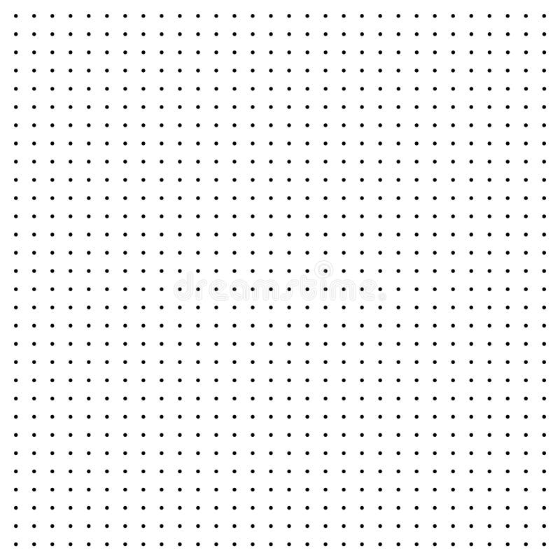 Dotted Graph Paper with Grid. Polka Dot Pattern, Geometric Texture for ...