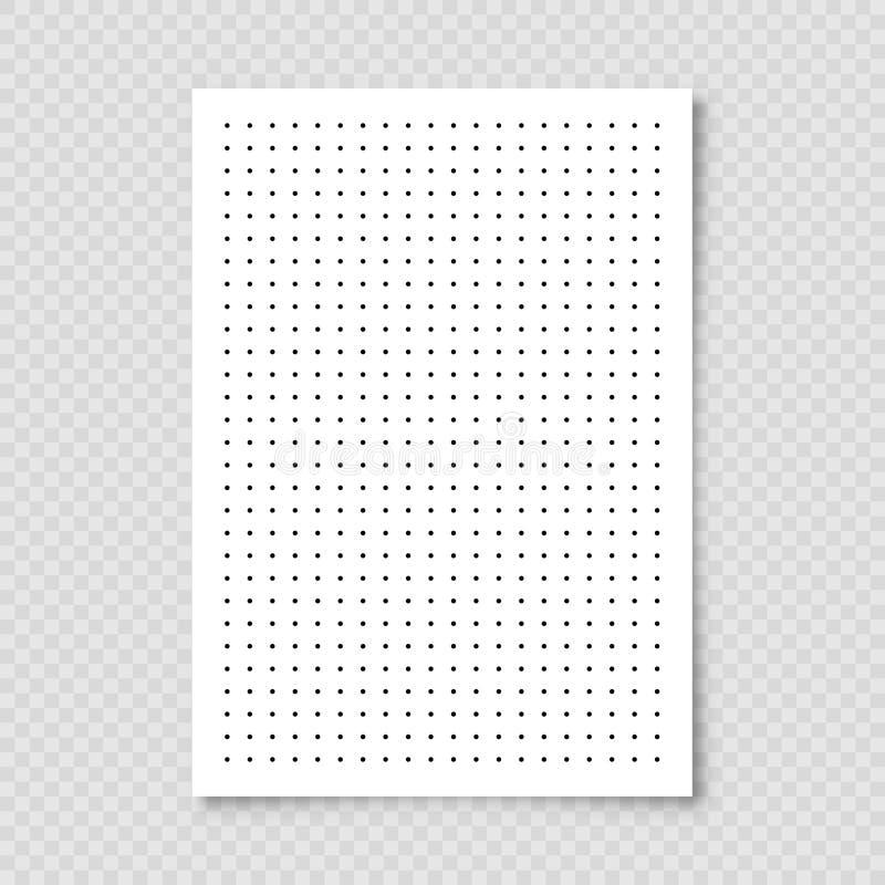 Dotted Graph Paper with Grid. Polka Dot Pattern, Geometric Texture for ...