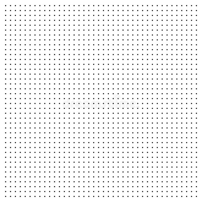 Dotted Graph Paper with Grid. Polka Dot Pattern, Geometric Texture for ...