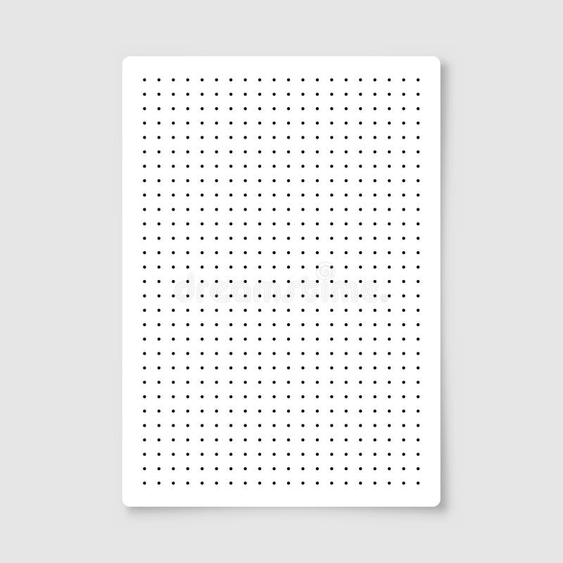 Dotted Graph Paper with Grid. Polka Dot Pattern, Geometric Texture for ...