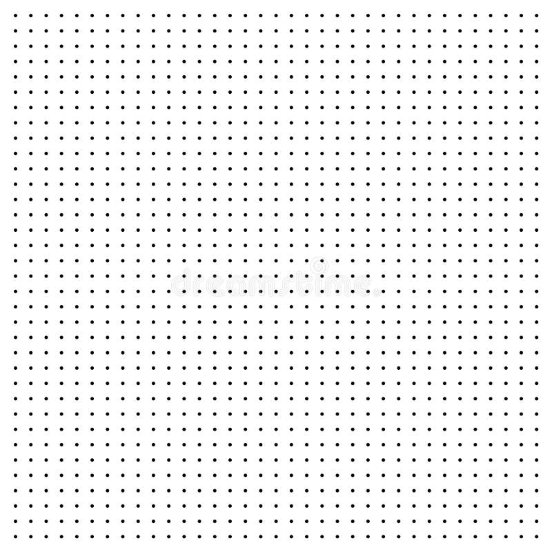Dotted Graph Paper with Grid. Polka Dot Pattern, Geometric Texture for ...