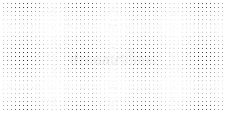 Dotted Grid Pattern Background with Dots in Square Points on Vector ...