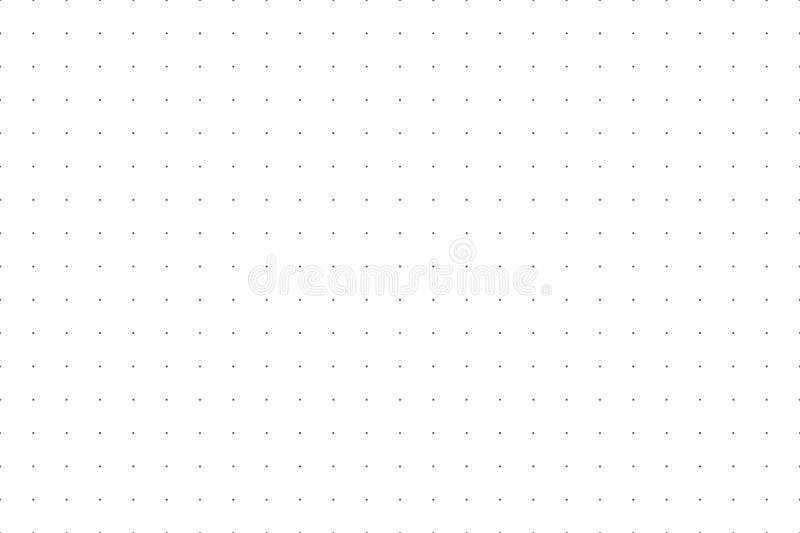 Dotted Grid Seamless Pattern for Bullet Journal. Gray Point Texture on ...