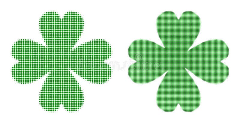 Four Leaf Clover Triangle Lowpoly Flat Icon Stock Vector - Illustration ...