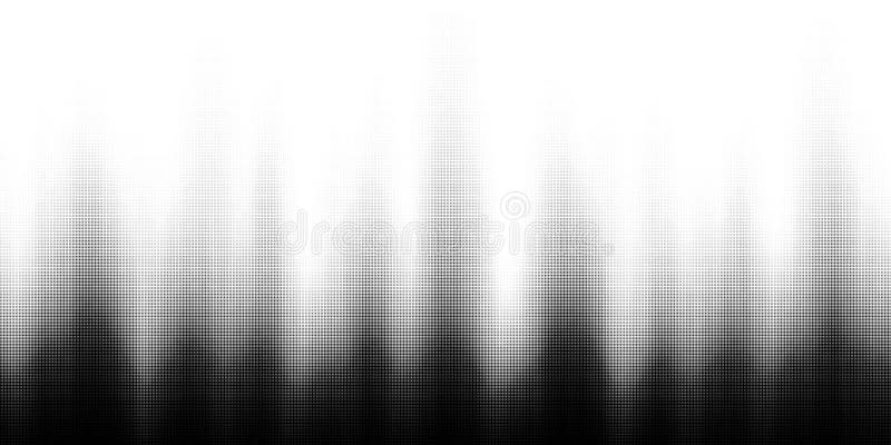 Dotted Halftone Gradient Texture. Black and White Abstract Background ...