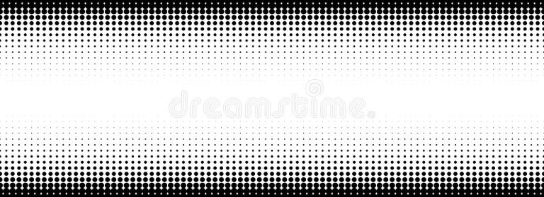 Dotted Halftone Gradient Texture. Fading Polka Dot Background. Repeated ...