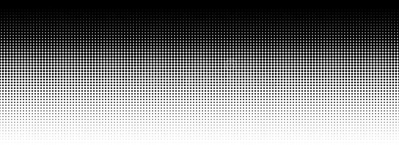 Dotted Halftone Gradient Texture. Vanishing Polka Dot Background ...