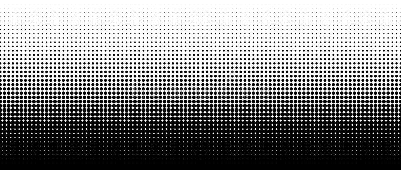 Dotted Halftone Gradient Texture. Vanishing Polka Dot Background ...