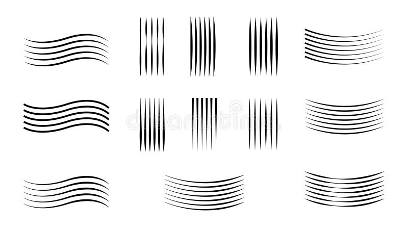 Multiple Lines Design Pattern - Doodles Line Designs Stock Vector ...