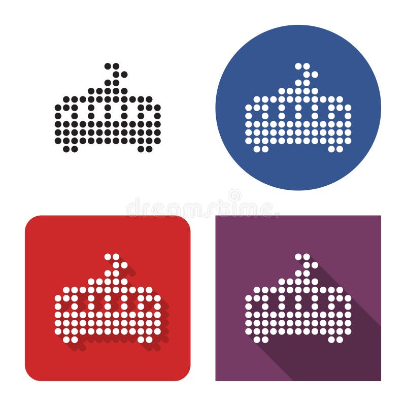 Tram Icon in Different Variants Stock Vector - Illustration of graphic ...