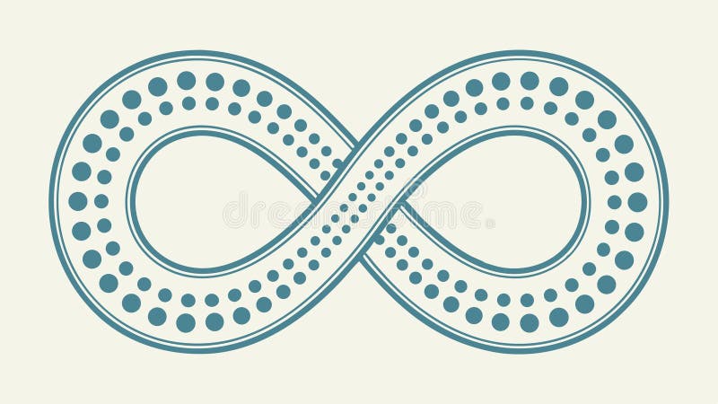 Dotted Infinity Symbol Vector, Vector Design Generative AI Stock Vector ...