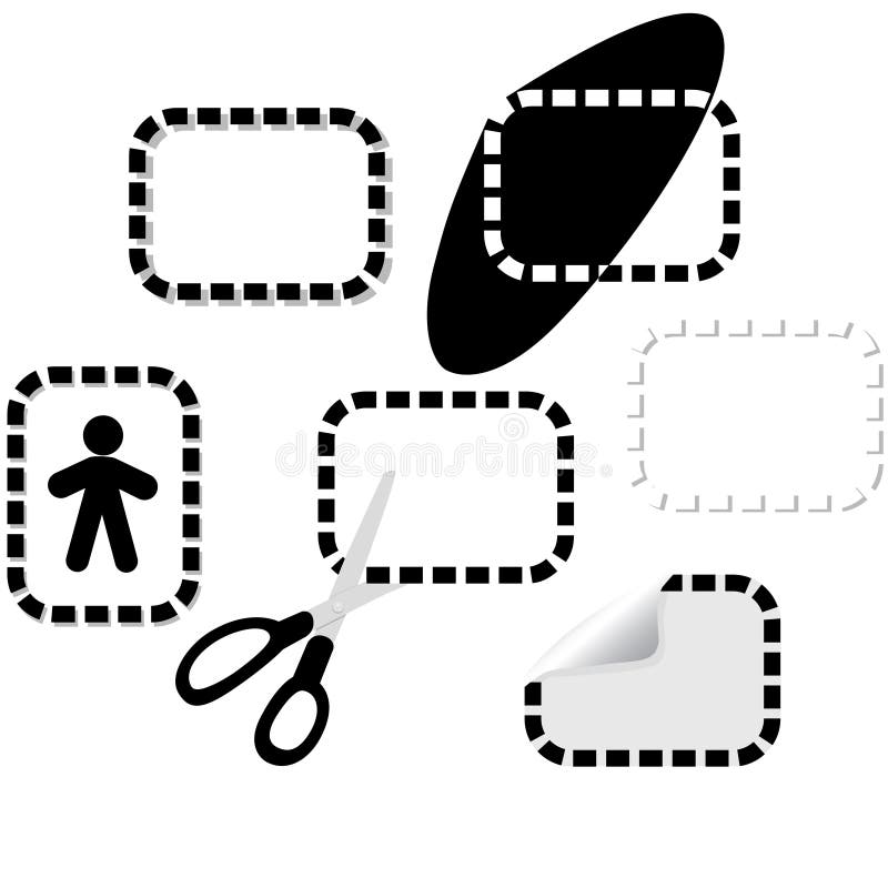 Black Dotted Elements Design Stock Illustrations – 8,561 Black Dotted ...