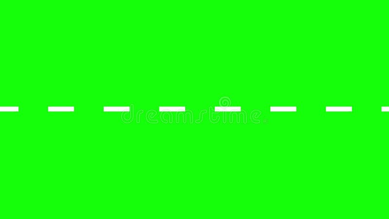 The Dotted Line Moves in the Middle of the Screen Stock Footage - Video ...