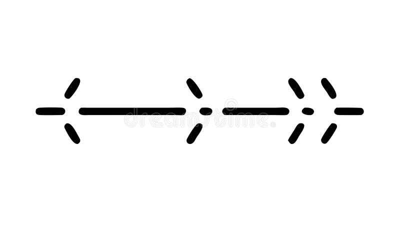 Dotted Line Path Divider Stock Illustrations – 23 Dotted Line Path ...