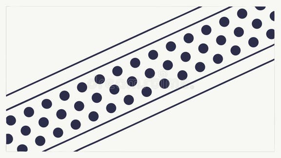 Dotted Line Pattern, Abstract Geometric Border, Vector Design ...