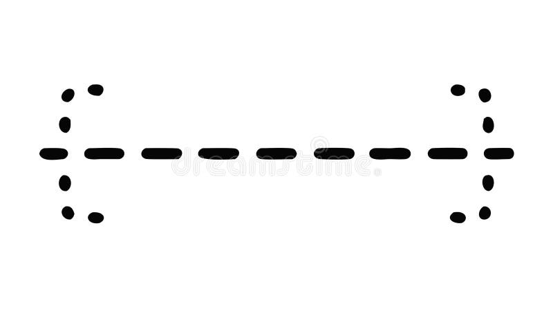 Dotted Line Segment Stock Illustrations – 432 Dotted Line Segment Stock ...